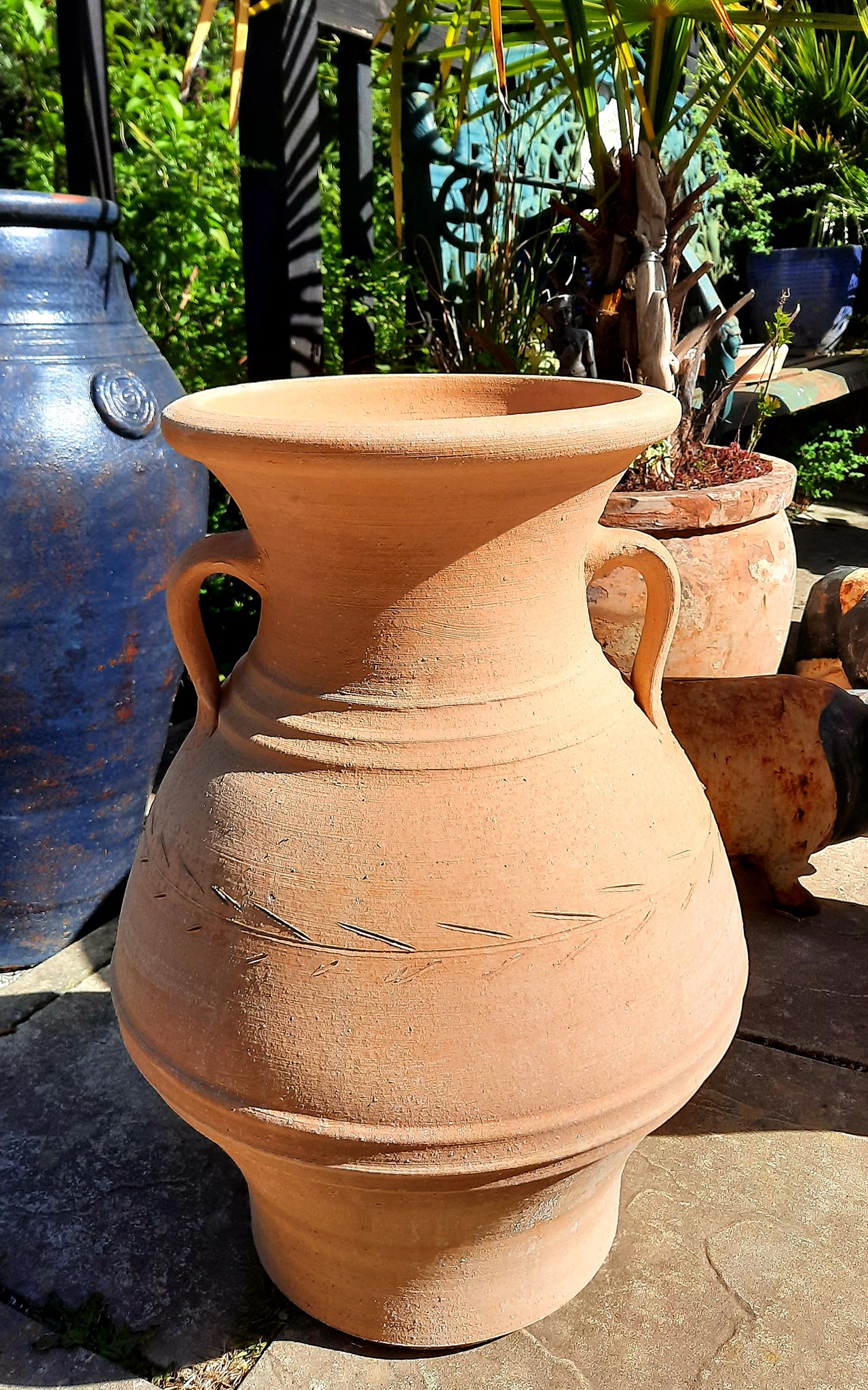 MISTATO Cretan Water Carrier Terracotta Pot Planter - Handmade in Crete ...