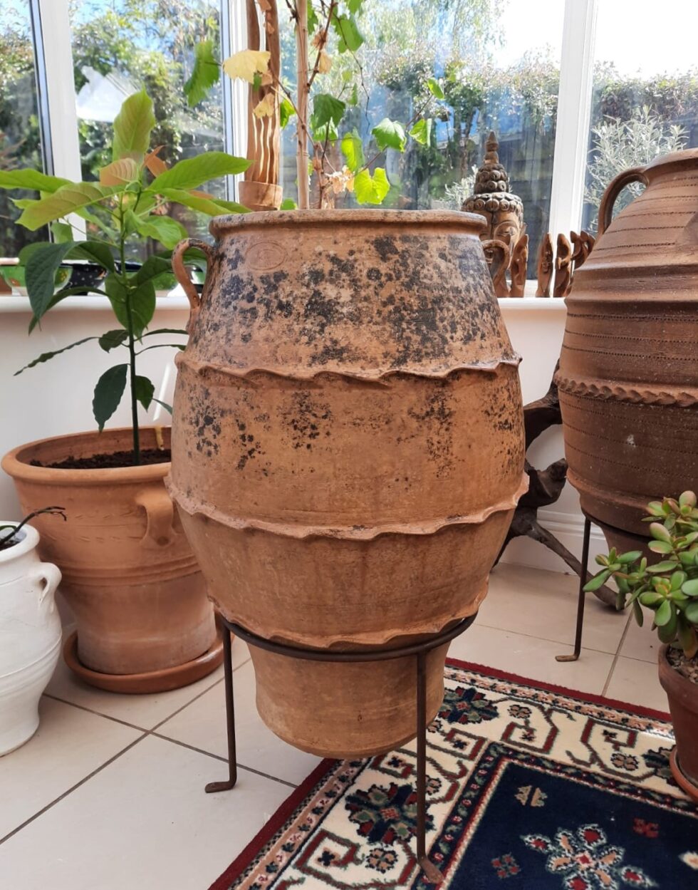 SOLD - Antique Cretan Olive Pot - Handmade on the Northern Coast of the ...