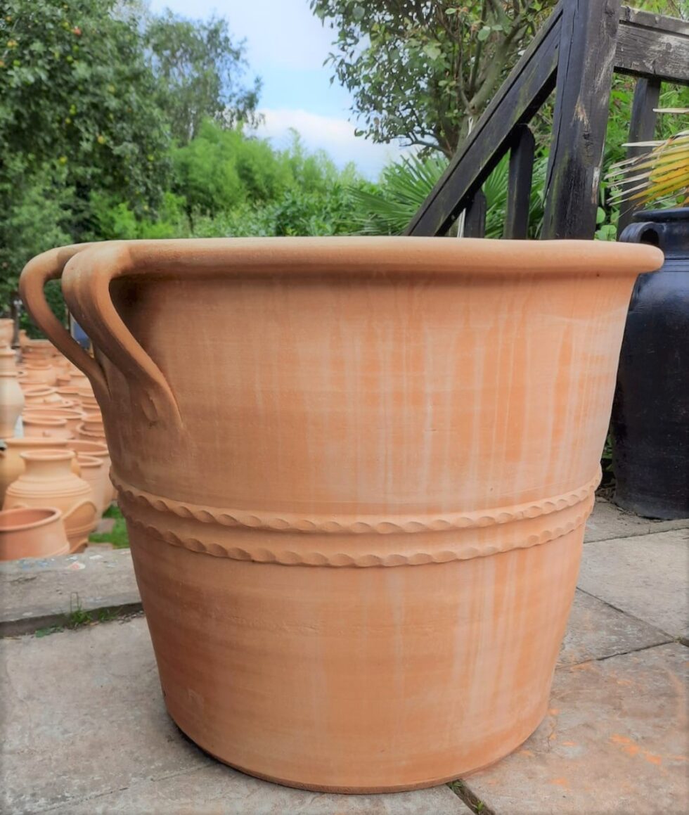 FRASKI Cretan Terracotta Pot Planter - Handmade in Crete - AVAILABLE IN ...